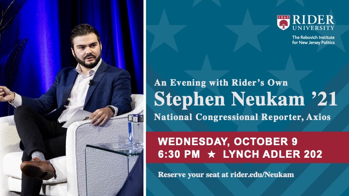 An Evening with Stephen Neukam '21 | Rider University