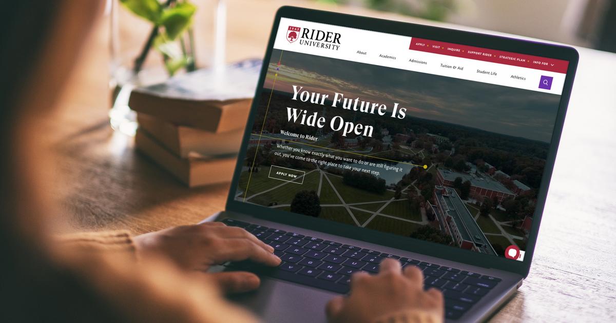 Rider University launches new website | Rider University
