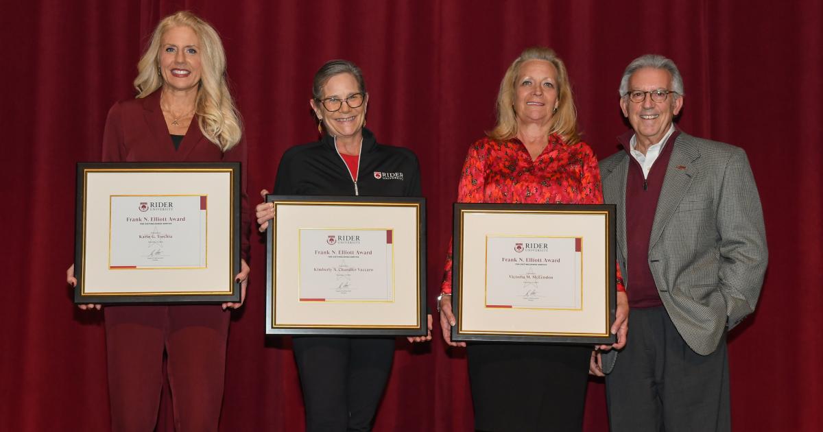 Rider honors outstanding contributions of faculty and staff | Rider ...
