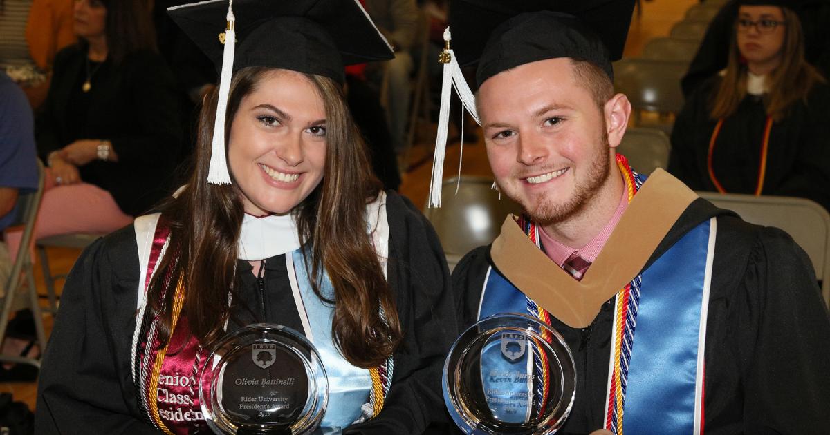 Three students receive 2019 President's Award | Rider University