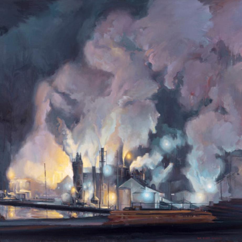 Rider Art Gallery Hosts Art by Paul Rickert: Industrial Visions | Rider ...
